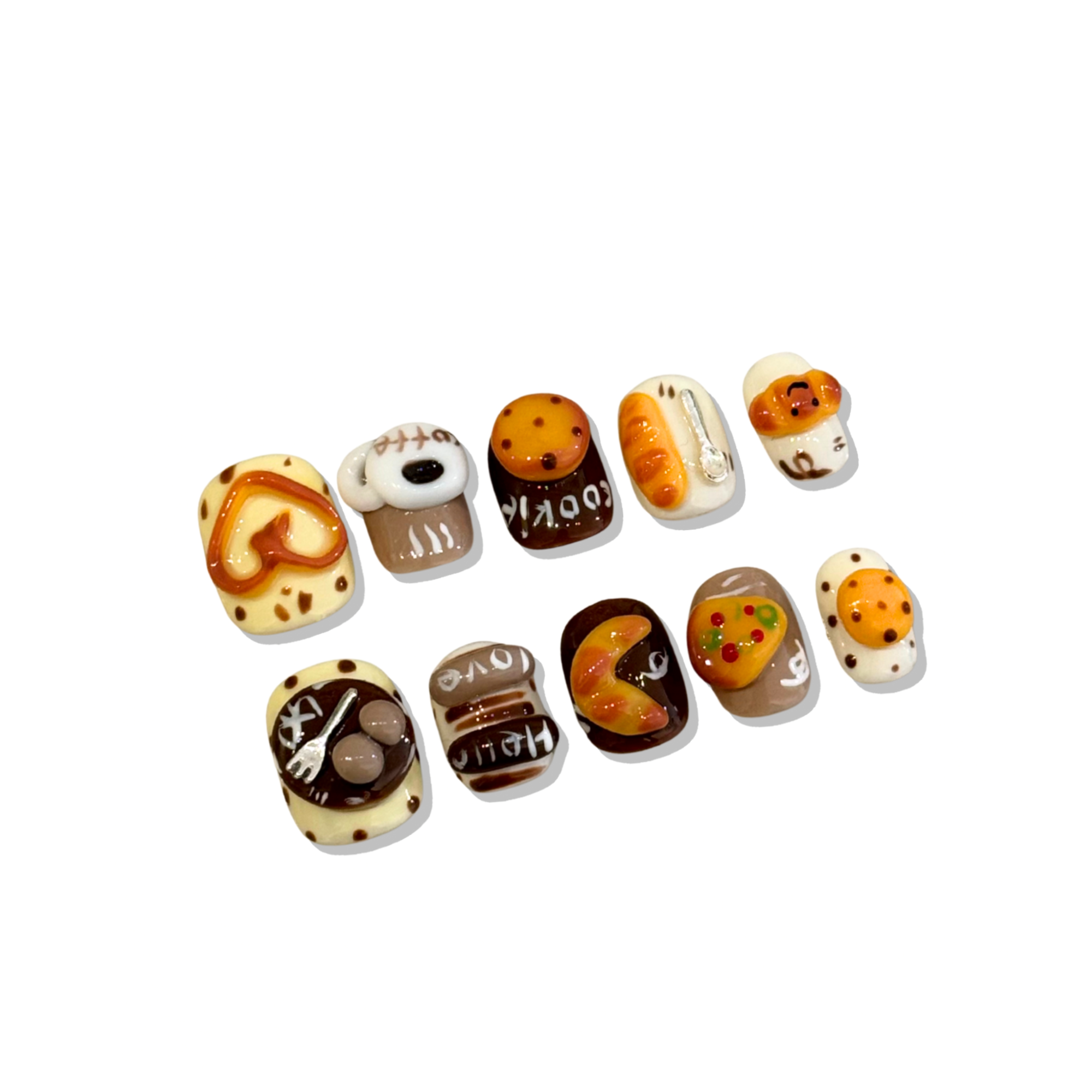 Cute 3D Style Press-On Nails – Long-Lasting & Trendy | READY READY ...